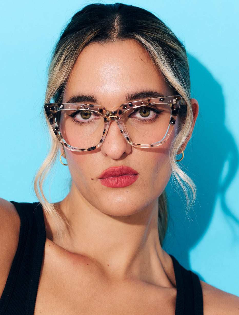 Medusa ~ Oversized Cat Eye Optical Frames – MAUDE Studio
