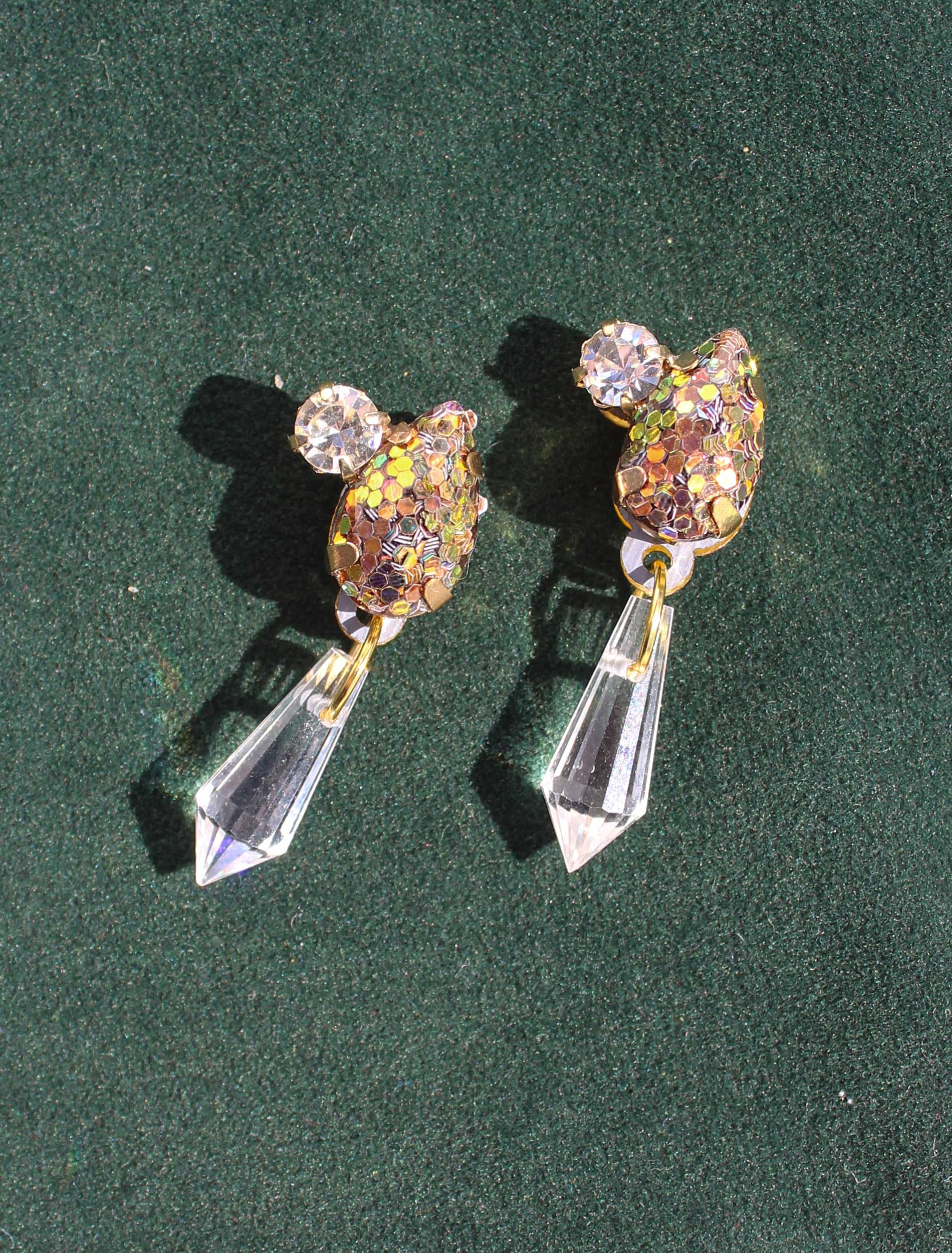 Seadrift Crystal Droplet Earrings – MAUDE Studio